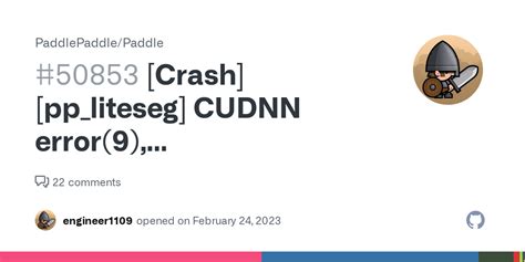 Crash Ppliteseg Cudnn Error9 Cudnnstatusnotsupported · Issue
