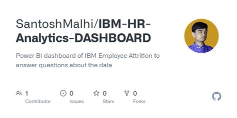 Github Santoshmalhi Ibm Hr Analytics Dashboard Power Bi Dashboard Of Ibm Employee Attrition