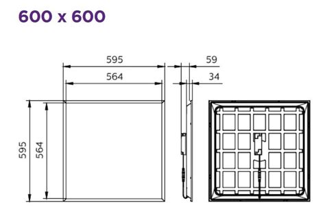 Ecolink Led Panel 600x600 34w 3400lm 840 Tpb 911401860484