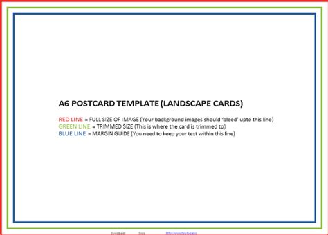 Customizable Postcard Template Easy To Use Design