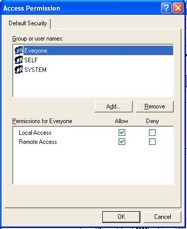 Modbus Universal MasterOPC Server DCOM Configuration DCOM Configuration In Windows XP SP