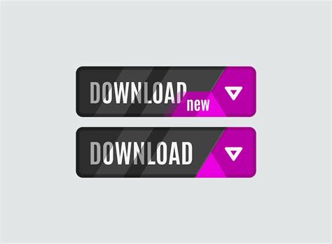 Premium Vector Download Button Futuristic Hitech Ui Design