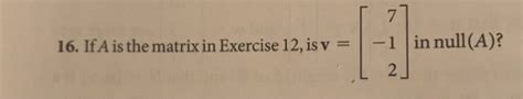 Solved In Exercises 11 And 12 Determine Whether B Is In