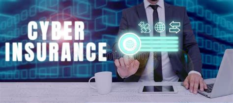 Handwriting Text Cyber Insurance Business Showcase Exclusive Plan To