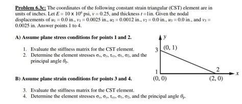 Solved Problem 6 3c The Coordinates Of The Following