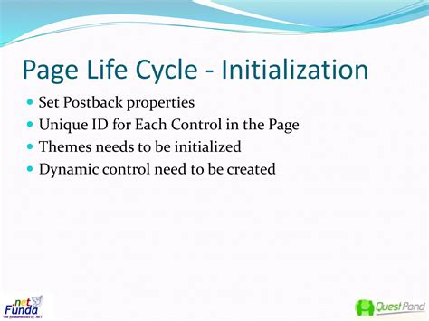 ASP NET Page Life Cycle PPTX
