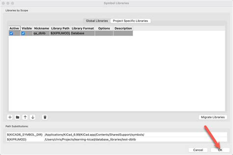 kicad database libraries on macos · cdwilson dev