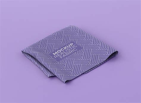 Premium Psd Textile Fabric Pattern Mockup Design