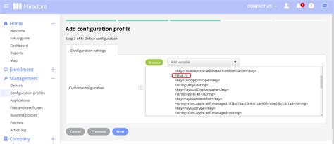 Disabling Wi Fi MAC Address Randomization On IOS Miradore