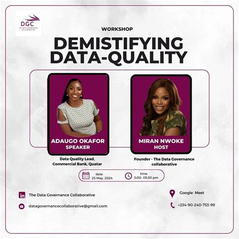 The Data Governance Collaborative On Linkedin Dataquality Datagovernance Workshop