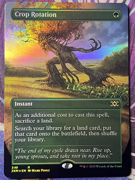 crop rotation 2xm full art foil bootleg mage