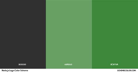 Node Js Logo Colors Brands And Logos SchemeColor