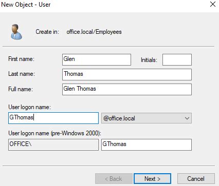 How To Manage User Accounts In Active Directory Part 1 Creating And
