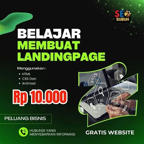 Kursus Html Css Dan Animasi Cara Membuat Landing Page Profesional Di