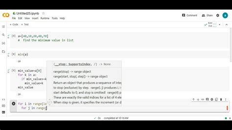 Find The Minimum Value In List Using Python Program Youtube
