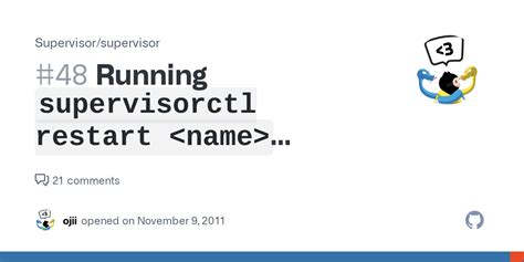 Running `supervisorctl Restart ` Causes Xmlrpclibfault · Issue 48 · Supervisorsupervisor · Github