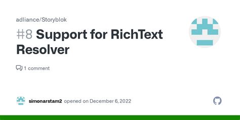 Support For Richtext Resolver · Issue 8 · Adliancestoryblok · Github