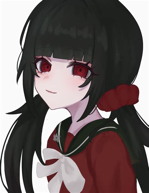 Harukawa Maki Danganronpa Series Danganronpa V Killing Harmony Highres Girl Black Hair