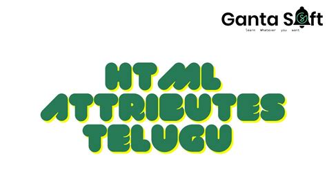 Learn Html For Beginners What Is Html Attributes Youtube