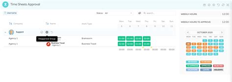 Rejecting Time Sheets Skills Workflows Documentation