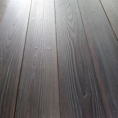 Unusally Size Deep Carbonized Thermo Big Plank Cladding Carbonized