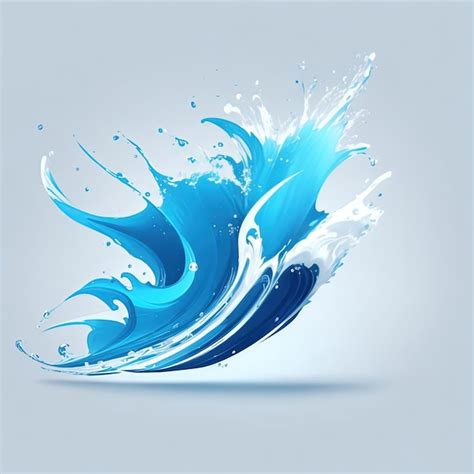 Premium Vector Vector Illustration Water Splash