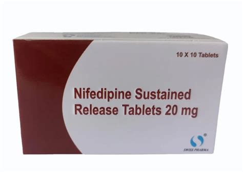 Nifedipine Sustained Release Tablets 20 Mg At ₹ 38 Stripe Nifedipine Tablets In Ahmedabad Id