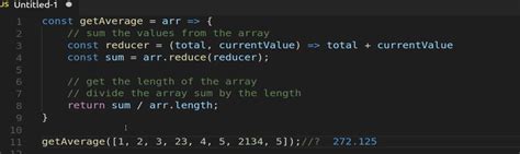 How To Get The Average From An Array In Javascript