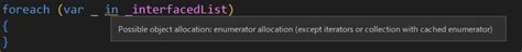 【unity c 】foreach の gc alloc 条件を調べてみた virtualcast blog