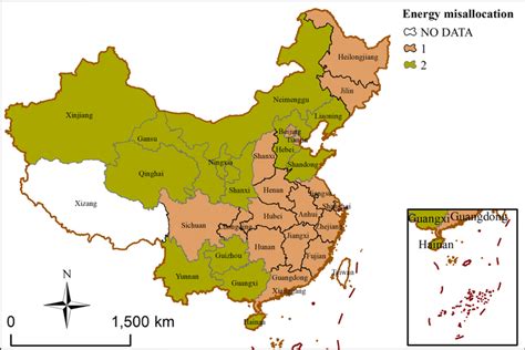 Spatial Quantile Map Of Provincial Energy Misallocation Types Download Scientific Diagram