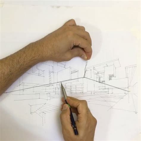 Architect Demos Genius Hack For Drawing Two Point Perspective BOOOOOOOM CREATE INSPIRE
