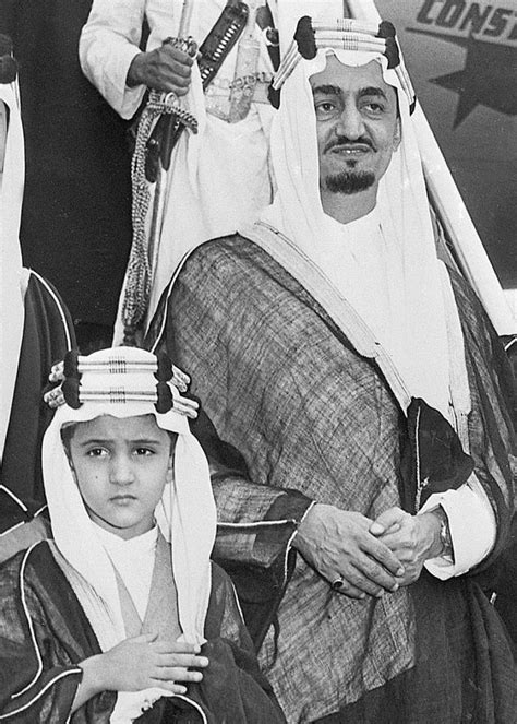 الملك فيصل وابنه سعود الفيصل رحمهم الله