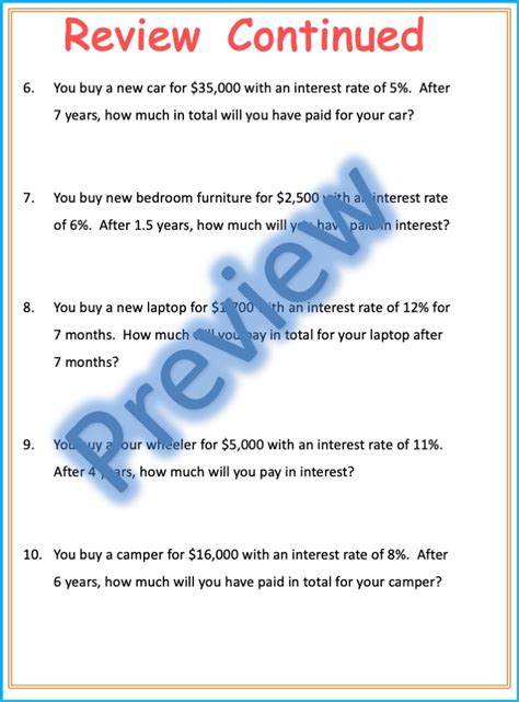 Calculating Simple Interest Consumer Math Real Life Examples Made Calculating Simple Interest Consumer Math Real Life Examples Made