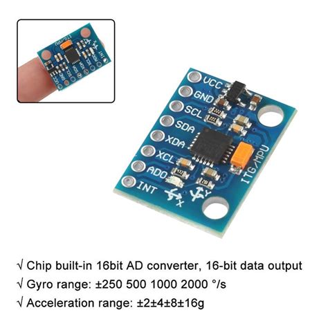 Axis Analog Gyro Sensors Axis Accelerometer Module Giga Ventures