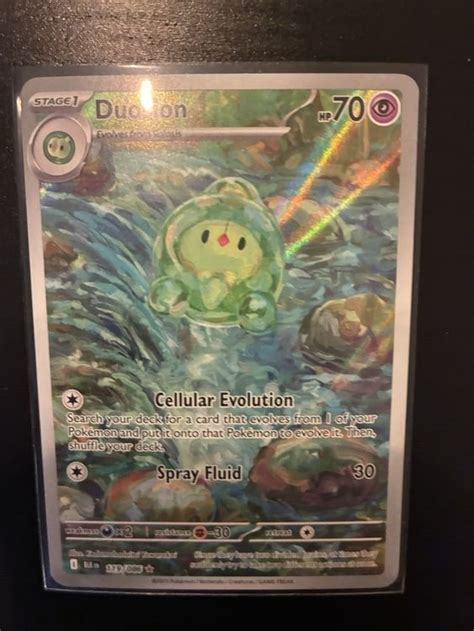 Duosion Pokémon Karte Black Bolt Illustration Rare Neu Gemäss
