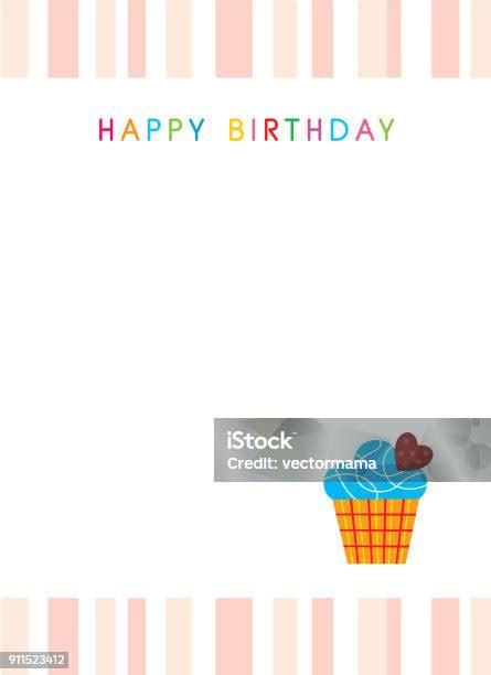 컵 케 익 생일 카드 벡터입니다 머핀 생일 축 하 카드 벡터입니다 컵 케 잌은 인사말 카드 머핀 인사말 카드입니다 달콤한 음식에