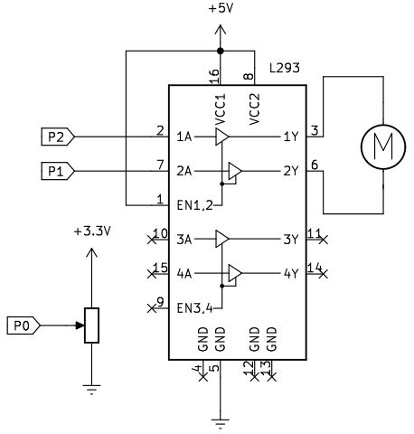 Diagrama Control De Velocidad De Un Motor Dc Con Potenciomet