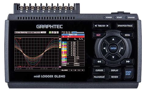 Graphtec GL240 ดาตาลอคเกอร midi LOGGER 10CH Multi input GL 240 ราคา jtec engineering