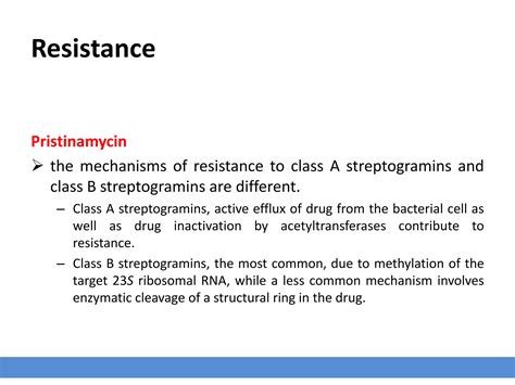 Antibiotics Groups Streptogramins Pptx