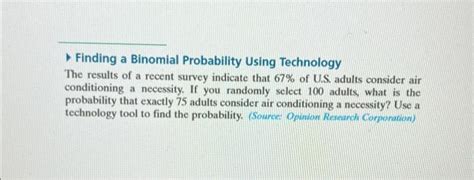 solved identifying and understanding binomial experiments