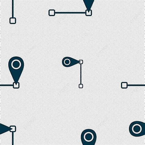 vector seamless abstract background with geometric shapes featuring map