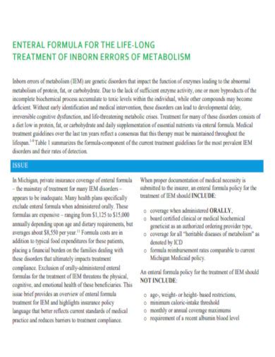 15 Free Error Formula Samples To Download