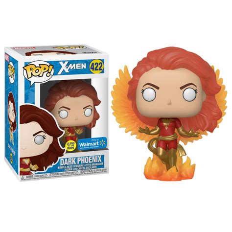 Funko Pop Marvel X Men Jean Grey Dark Phoenix 422 Exclusivo Glow