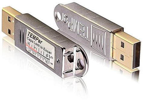 Generic USB Thermometer Embedded Digital PC Sensor Temperature Range Degrees Fahrenheit