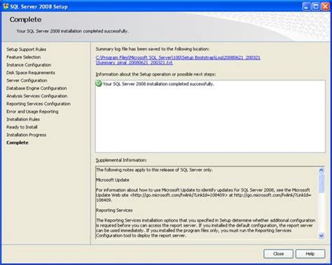 Sql Server 2008 Installation