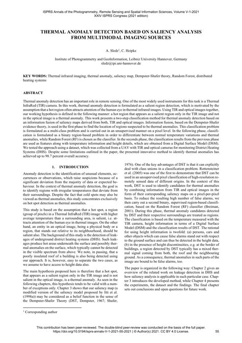 Pdf Thermal Anomaly Detection Based On Saliency Analysis From Multimodal Imaging Sources