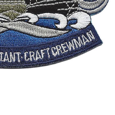 Vietnam Combatant Crewman Badge Patch River Patrol Boat Patches