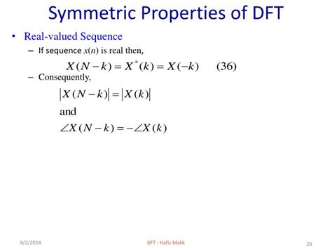 PPT Discrete Fourier Transform DFT PowerPoint Presentation ID