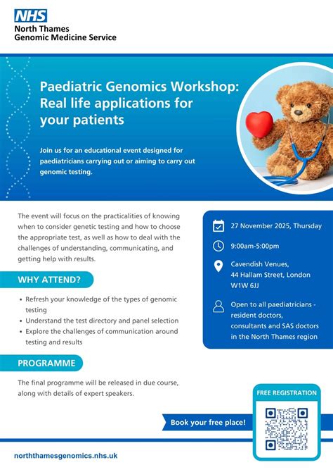 Paediatric Genomics Workshop Real Life Applications For Your Patients North Thames Gms