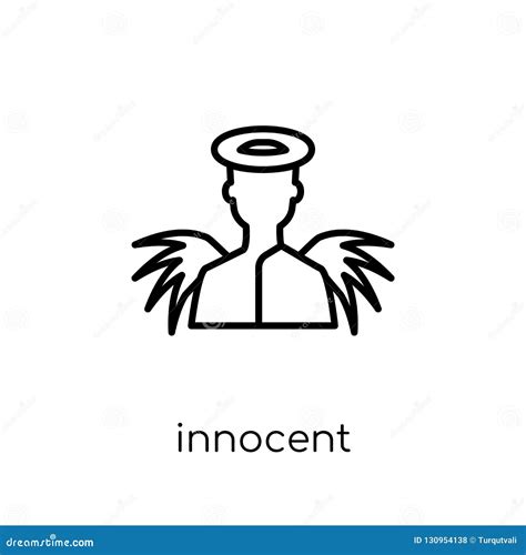 Innocent Icon Trendy Modern Flat Linear Vector Innocent Icon On Stock